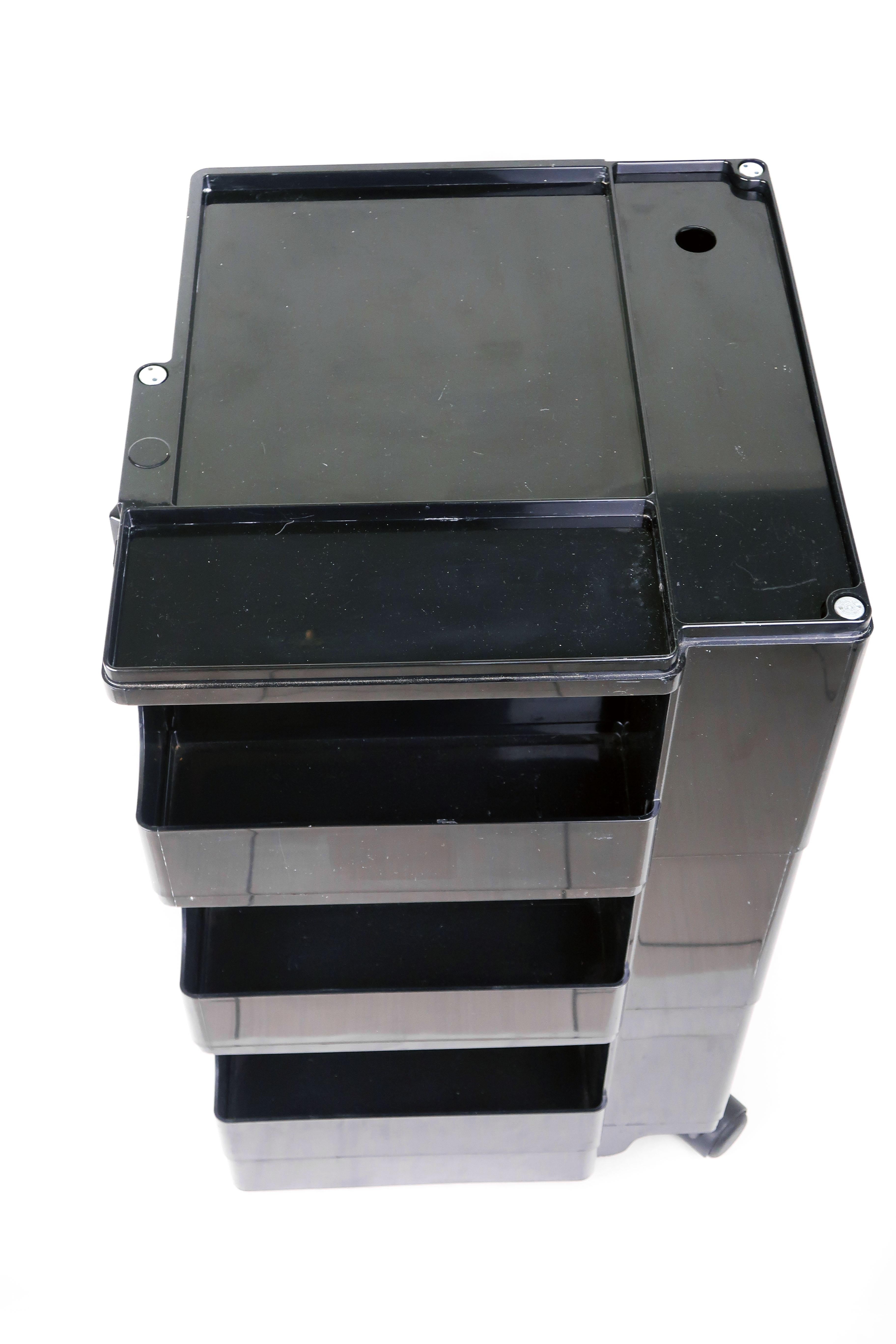 Black Boby Cart by Joe Colombo for B-Line at 1stDibs | joe colombo boby ...