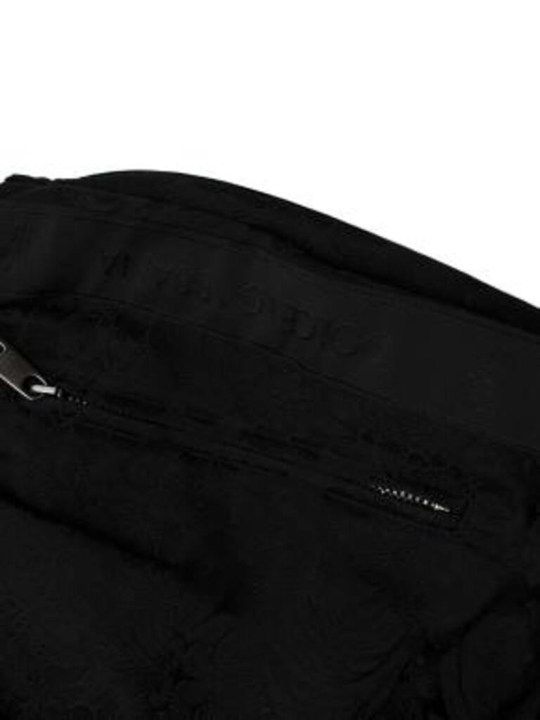 Black Brocade Joggers For Sale at 1stDibs