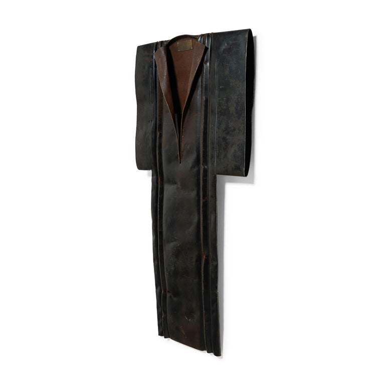 "Black and Brown Kimono," Found Steel Sculpture by Gordon Chandler For ...