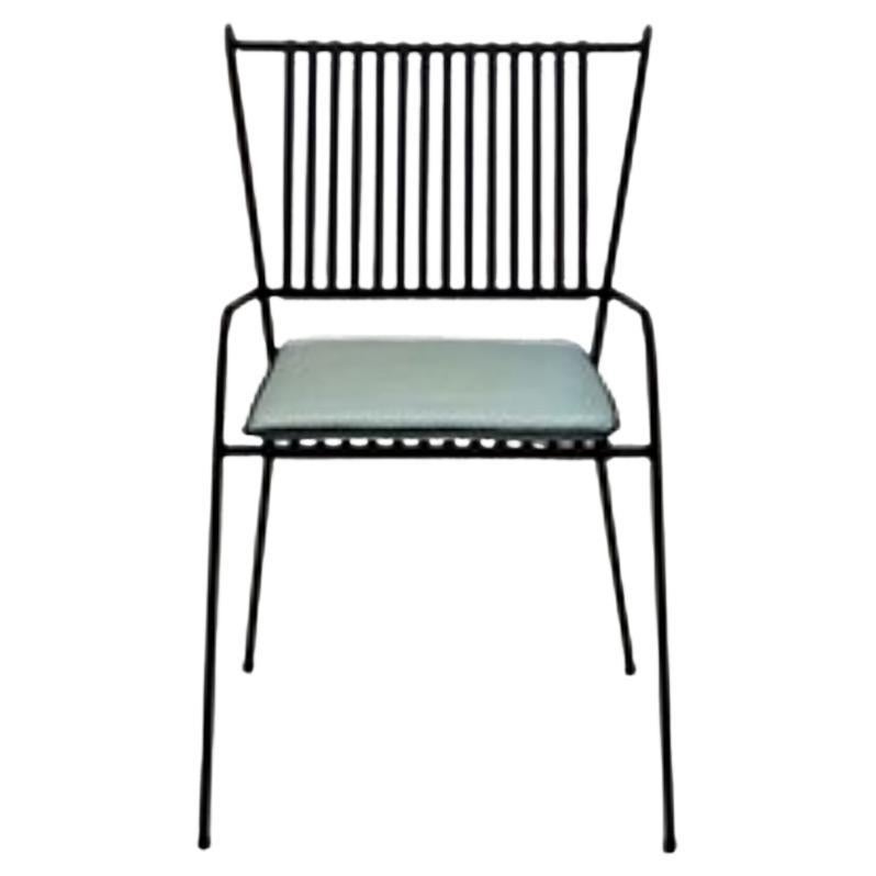 Black Capri Easy Lounge Chair with Back and Seat Cushions by Cools ...