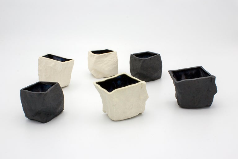 Black Carafe and Cups Set by Craig Barrow For Sale at 1stDibs