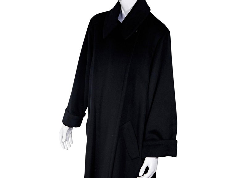 Celine Black Cashmere and Wool Blend Coat For Sale at 1stDibs | celine ...