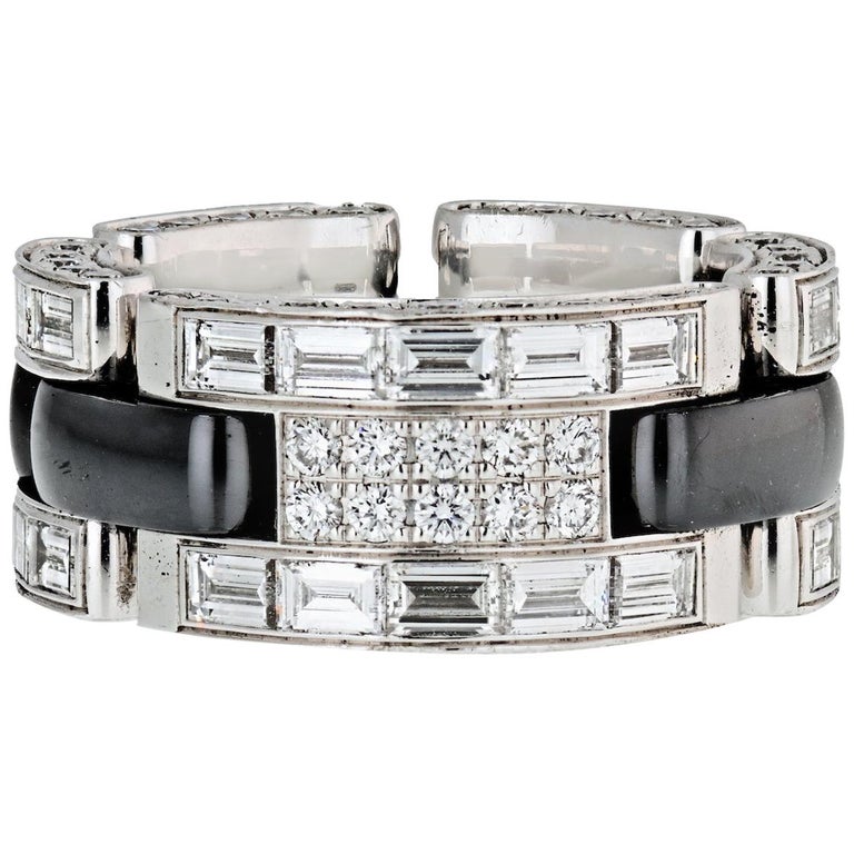 Black Ceramic Diamond Ultra 4.13 Carat Ring at 1stDibs