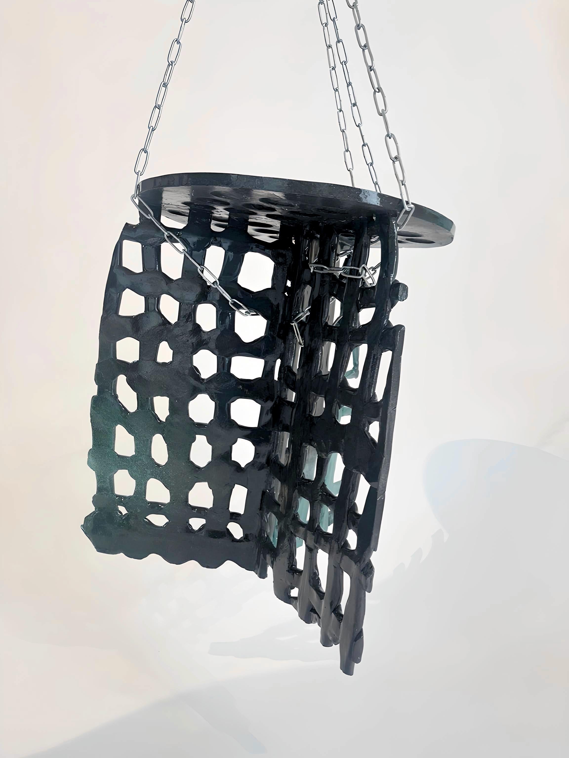 Black ceramic side table in stock For Sale at 1stDibs
