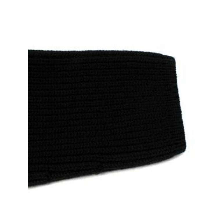 Black Chunky Knit Cardigan For Sale at 1stDibs