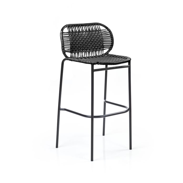 Black Cielo Bar Stool by Sebastian Herkner For Sale at 1stDibs