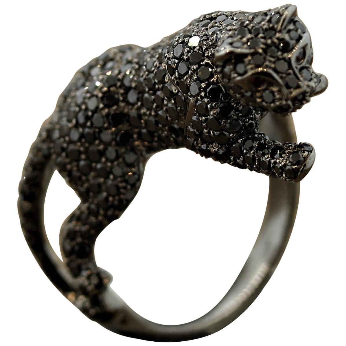 Panther Ring Mini at 1stDibs