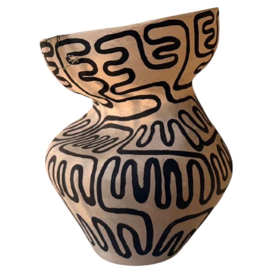 Black Doodle Pot by Deetee Home For Sale at 1stDibs