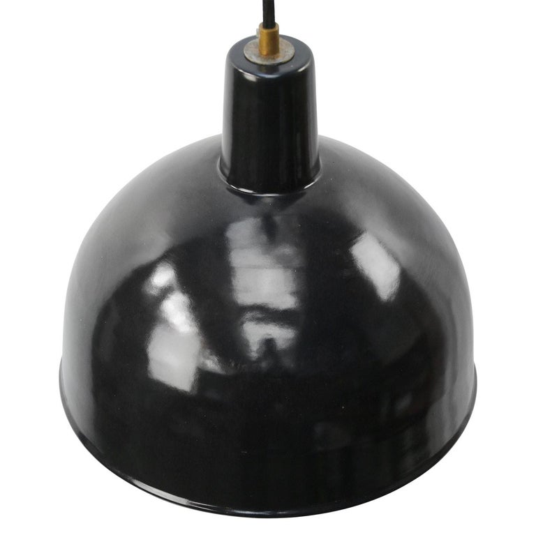 Black Enamel Vintage Industrial Factory Hanging Lights Pendants For ...