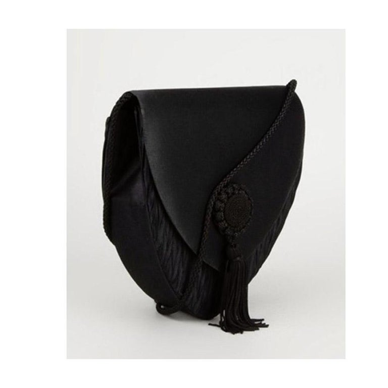 Black Evening Van Cleef and Arpels Bag 80s For Sale at 1stDibs