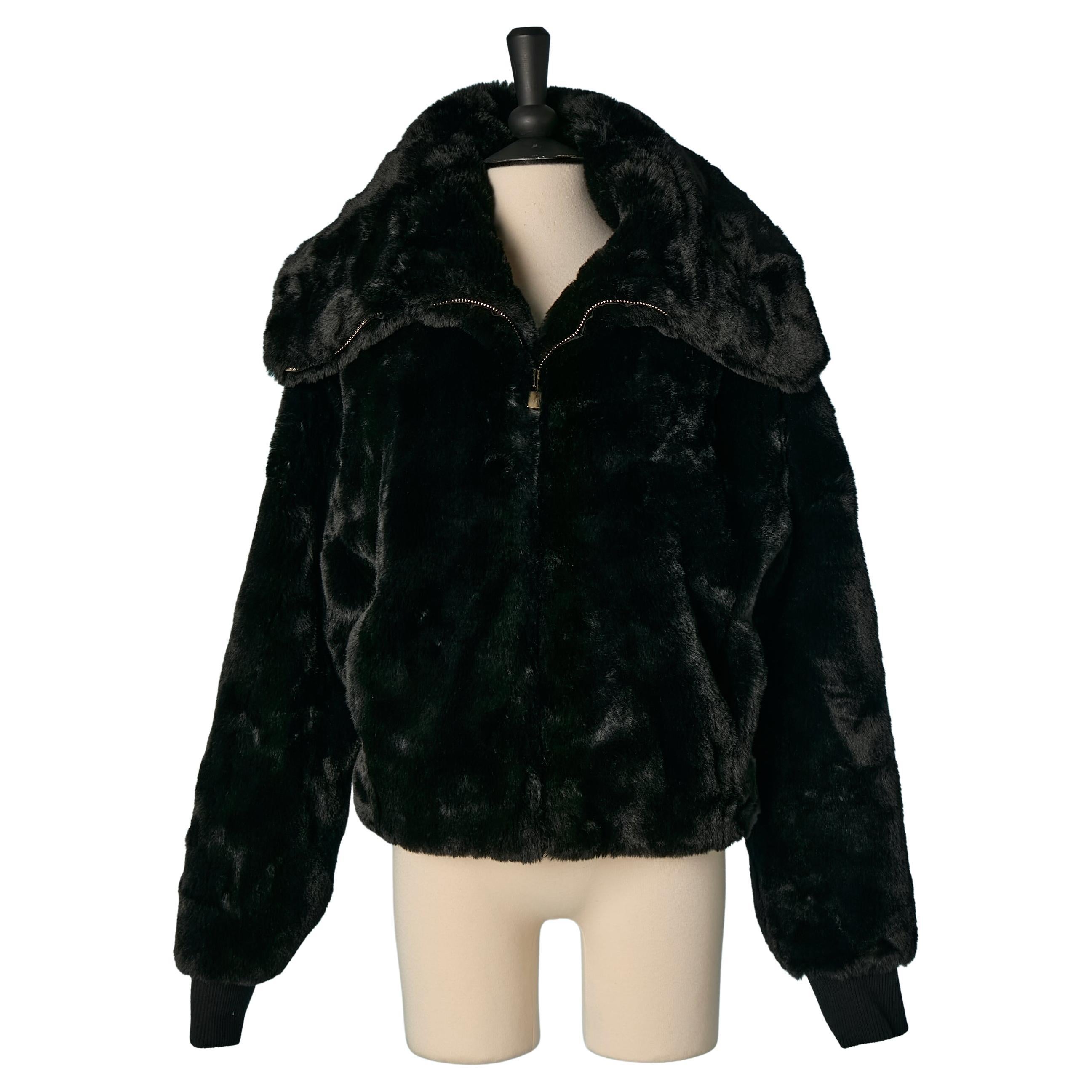 Alexandre Vauthier faux fur coat For Sale at 1stDibs