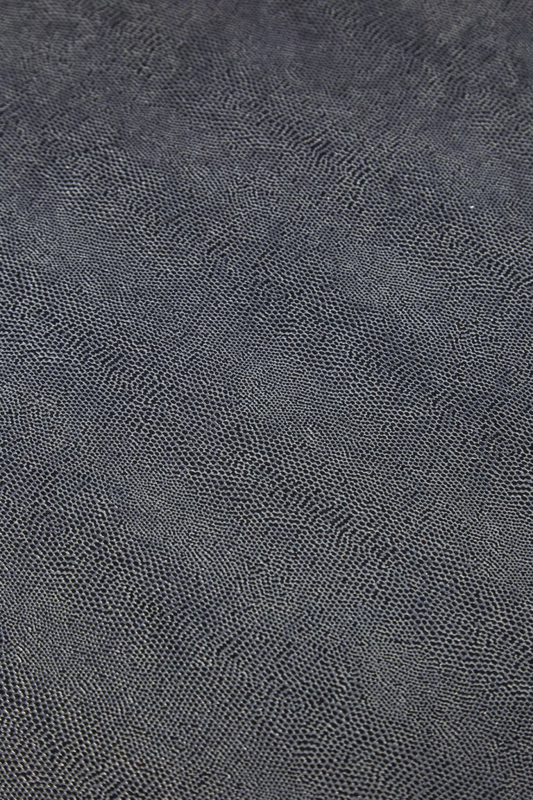 Black Faux Shagreen Square Coffee / Cocktail Table (manner of Karl ...
