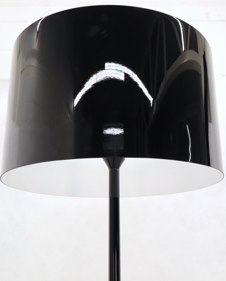 Black Flos Spun Tulip Base Light Floor Lamp by Sebastian Wrong at 1stDibs