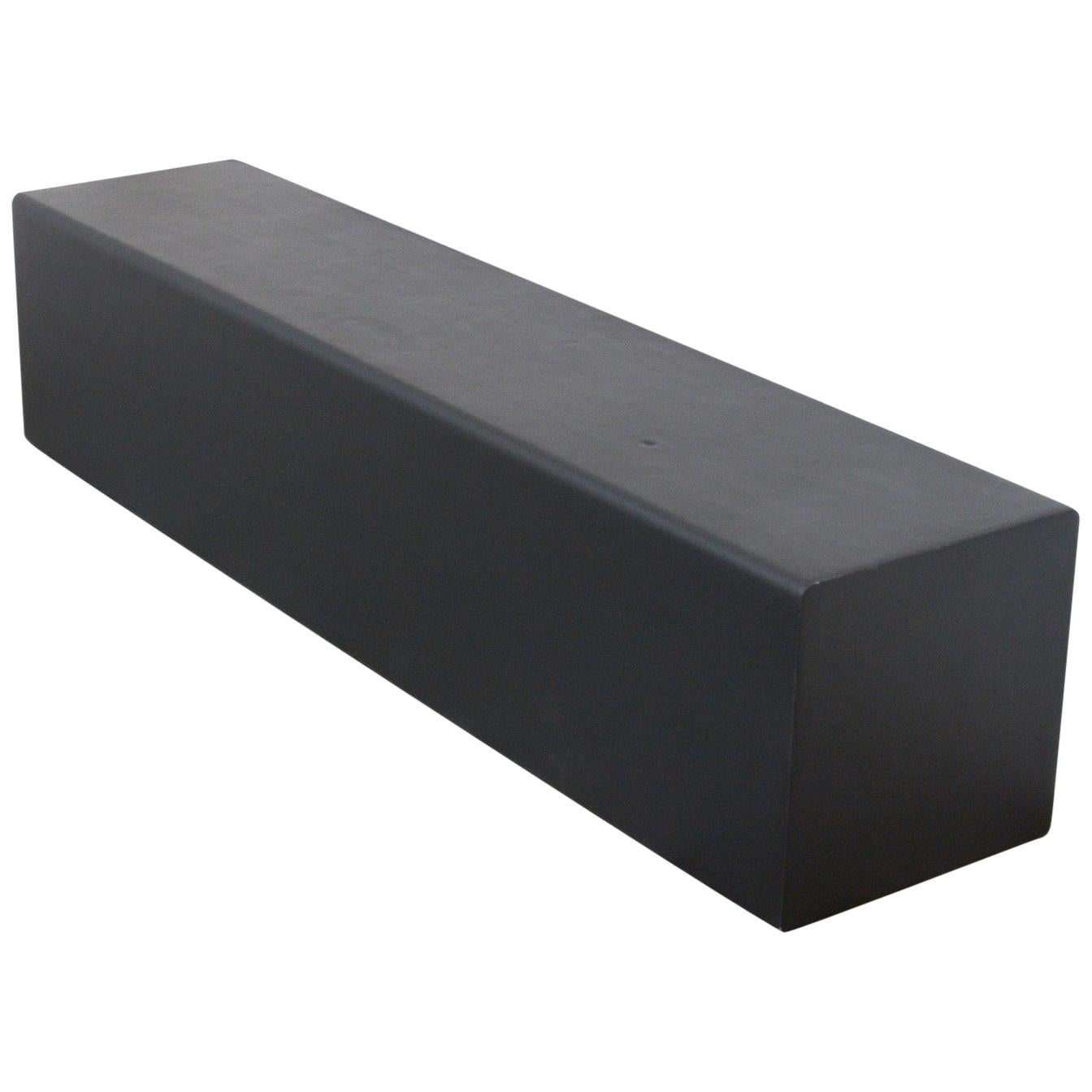 Black Foam Coated Bench Attributed to Sixinch at 1stDibs