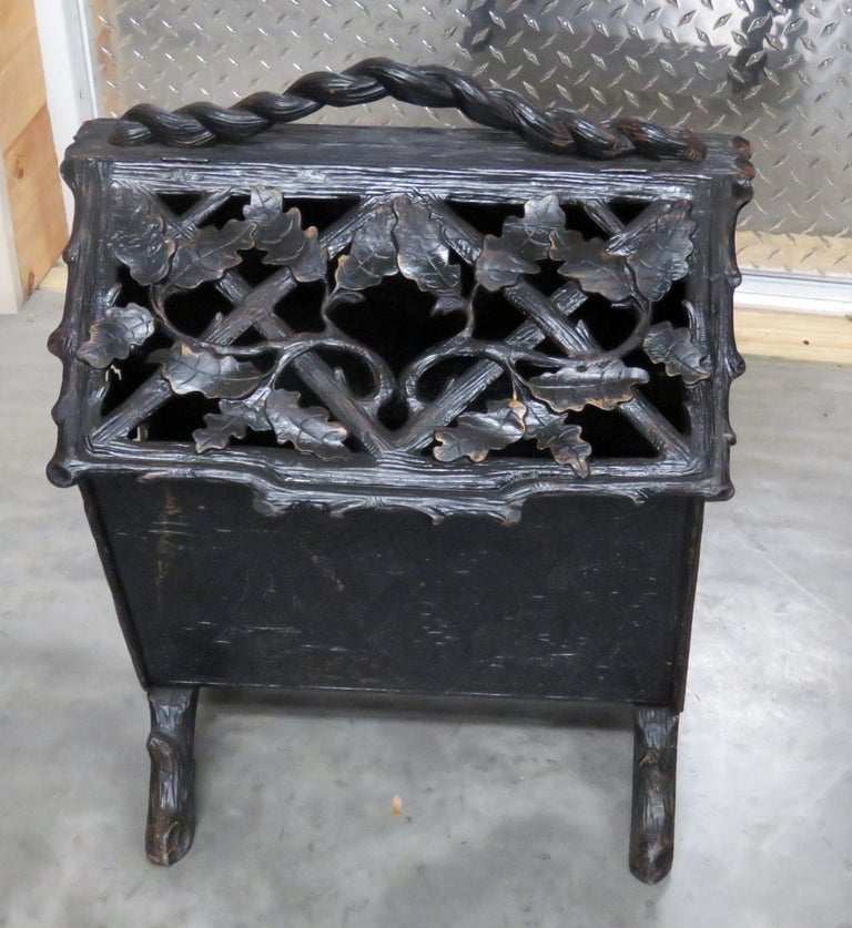 Black Forest Magazine Rack at 1stDibs