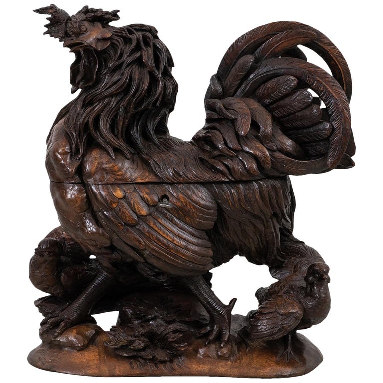 Black Forest Rooster Box For Sale at 1stDibs | rooster box for sale