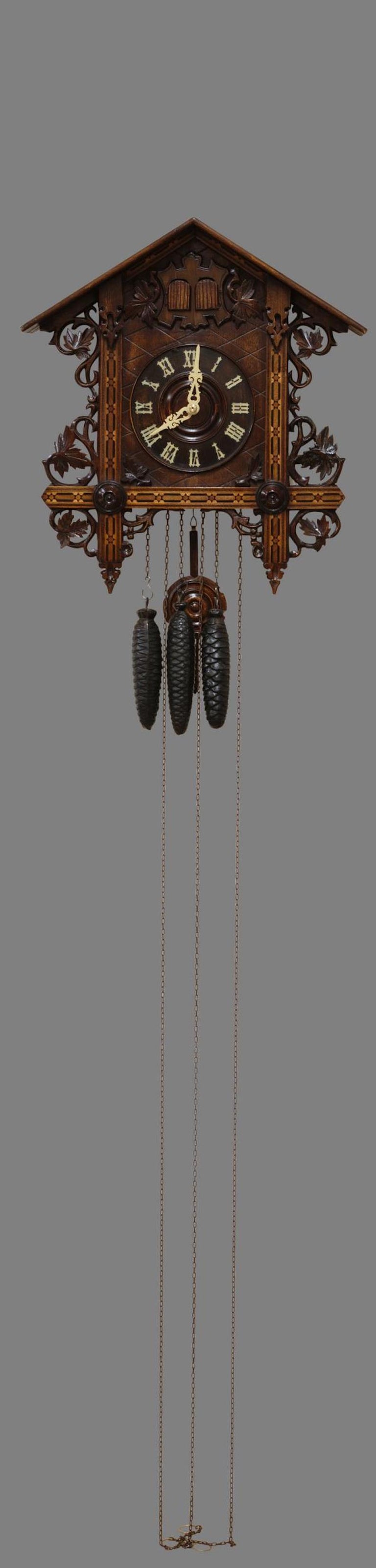 Black Forest Wall Mounted Cuckoo and Quail Clock at 1stDibs