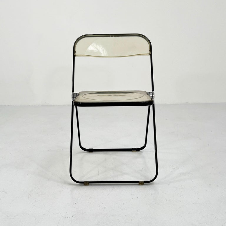 Black Frame Plia Folding Chair by Giancarlo Piretti for Anonima ...