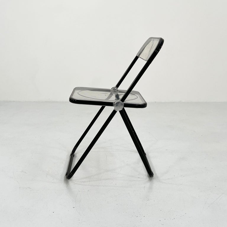 Black Frame Plia Folding Chair by Giancarlo Piretti for Anonima ...