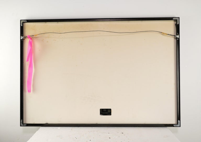 Black Framed London Underground Subway Map with Glass For Sale at 1stDibs