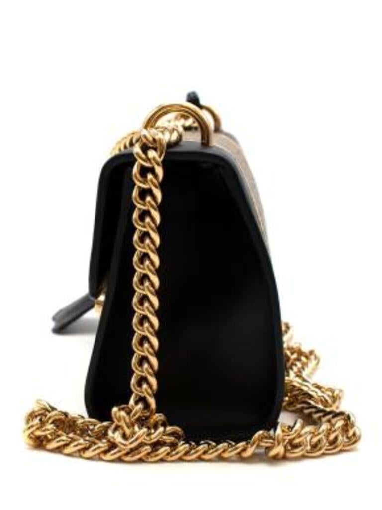 Black and Gold Small Padlock Bag For Sale at 1stDibs