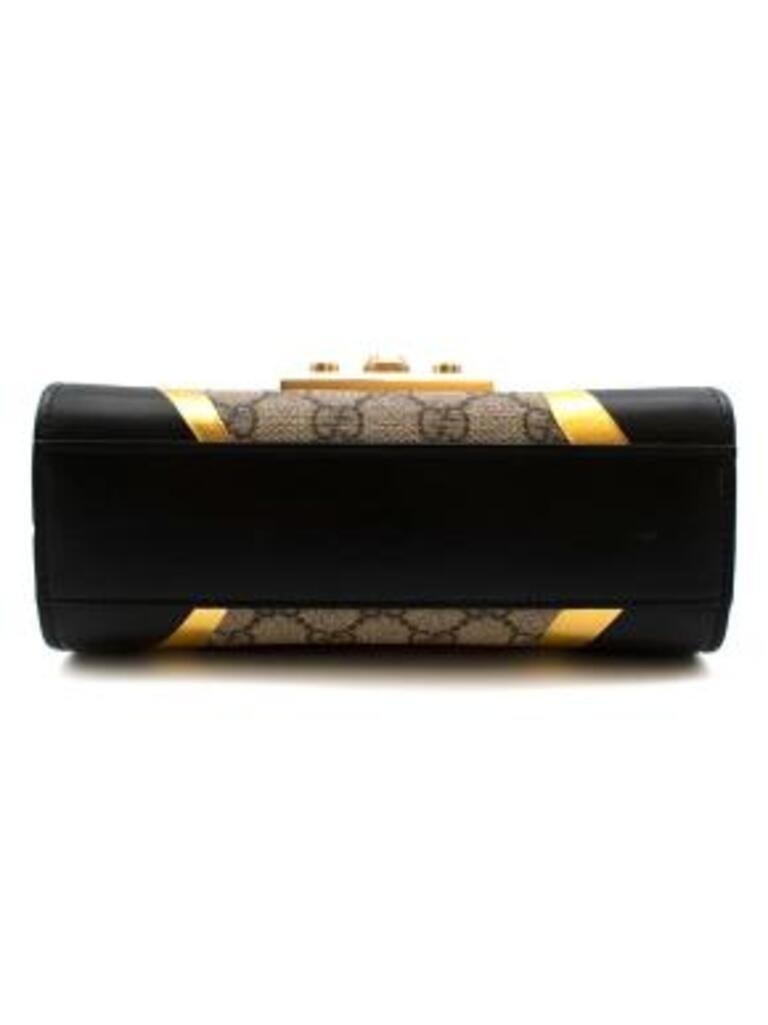 Black and Gold Small Padlock Bag For Sale at 1stDibs