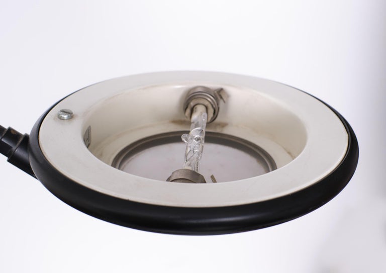 Black Halogen Swing Arm Ceiling Light Steinhauer Germany 1980s For Sale ...