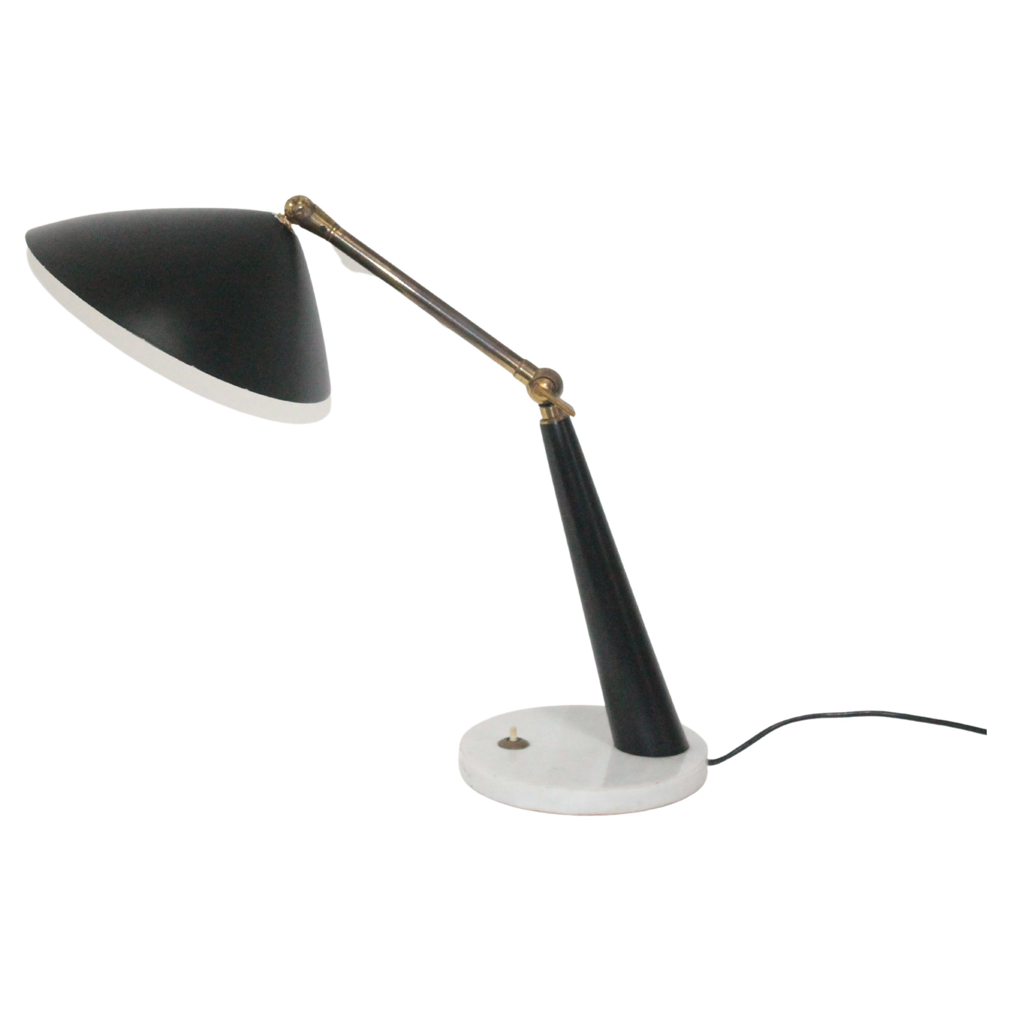 1960s Italian Modern Desk Lamp Attributed to Stilux For Sale at 1stDibs