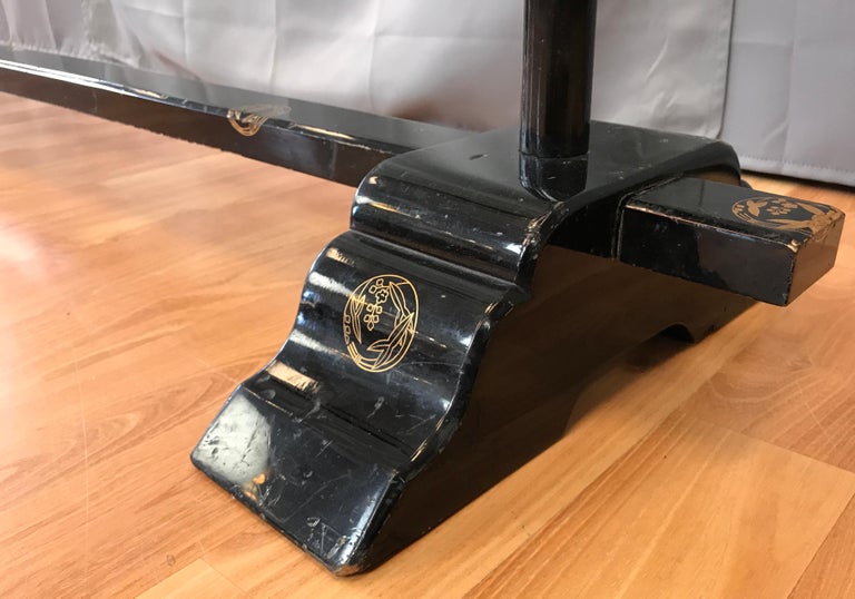 Black Japanese Edo Period Kimono Rack For Sale at 1stDibs