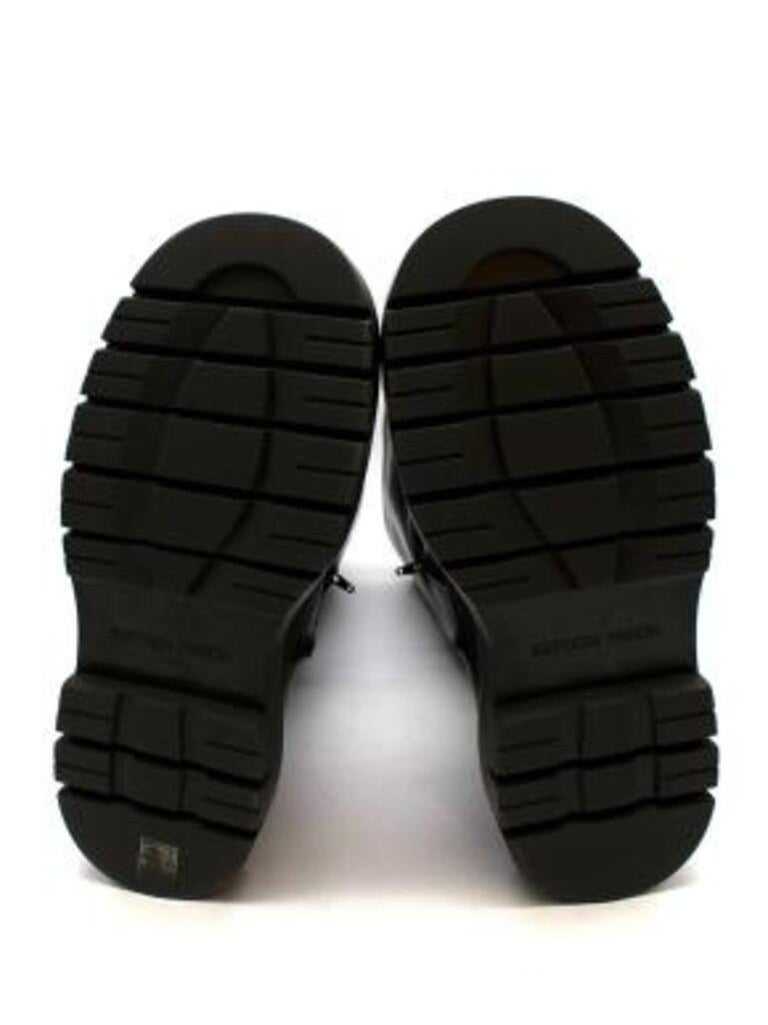 Black Knee High Tire Boots For Sale at 1stDibs