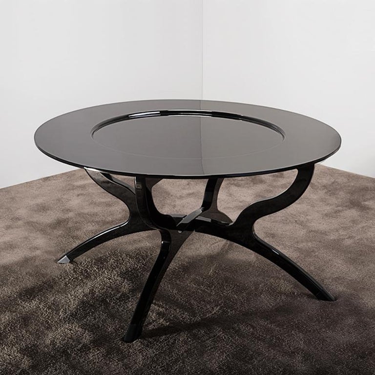 Black Lacquered Coffee Table For Sale at 1stDibs