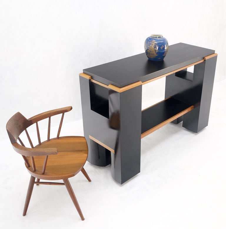 Black Laminate Bar Countertop Heigh Hall Table Console Custom Built ...
