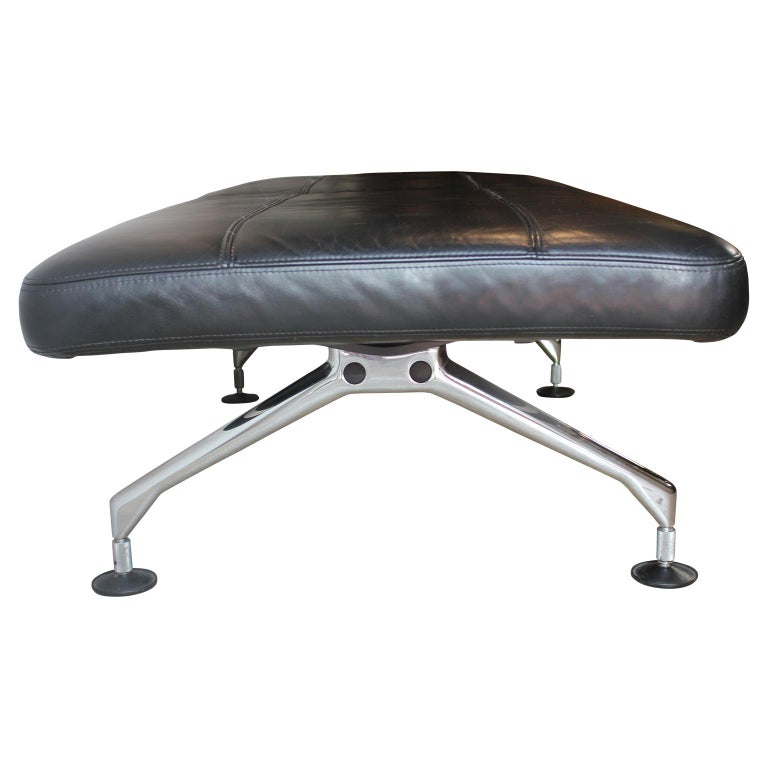 Modern Black Leather Area Bench by Antonio Citterio for Vitra at 1stDibs