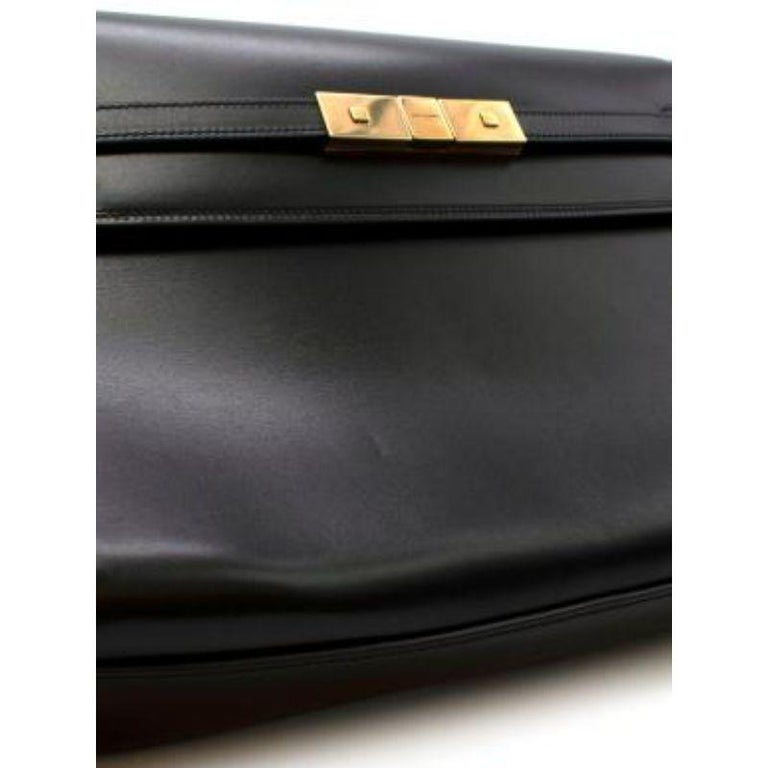 Black leather Manhattan bag For Sale at 1stDibs