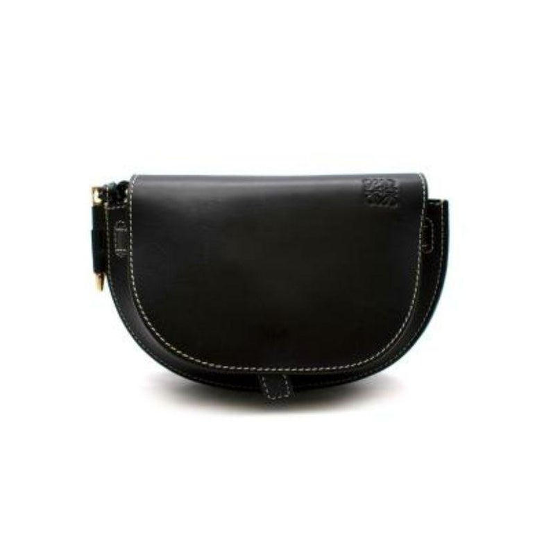 black leather mini Gate Dual bag For Sale at 1stDibs