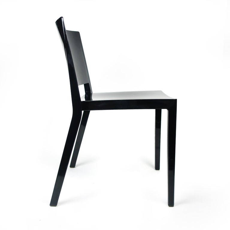 Black Lizz Chairs by Piero Lissoni and Carlo Tamborini for Kartell For ...