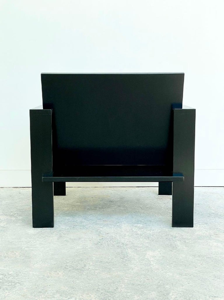 Black Lounge Chair 01 by Goons For Sale at 1stDibs