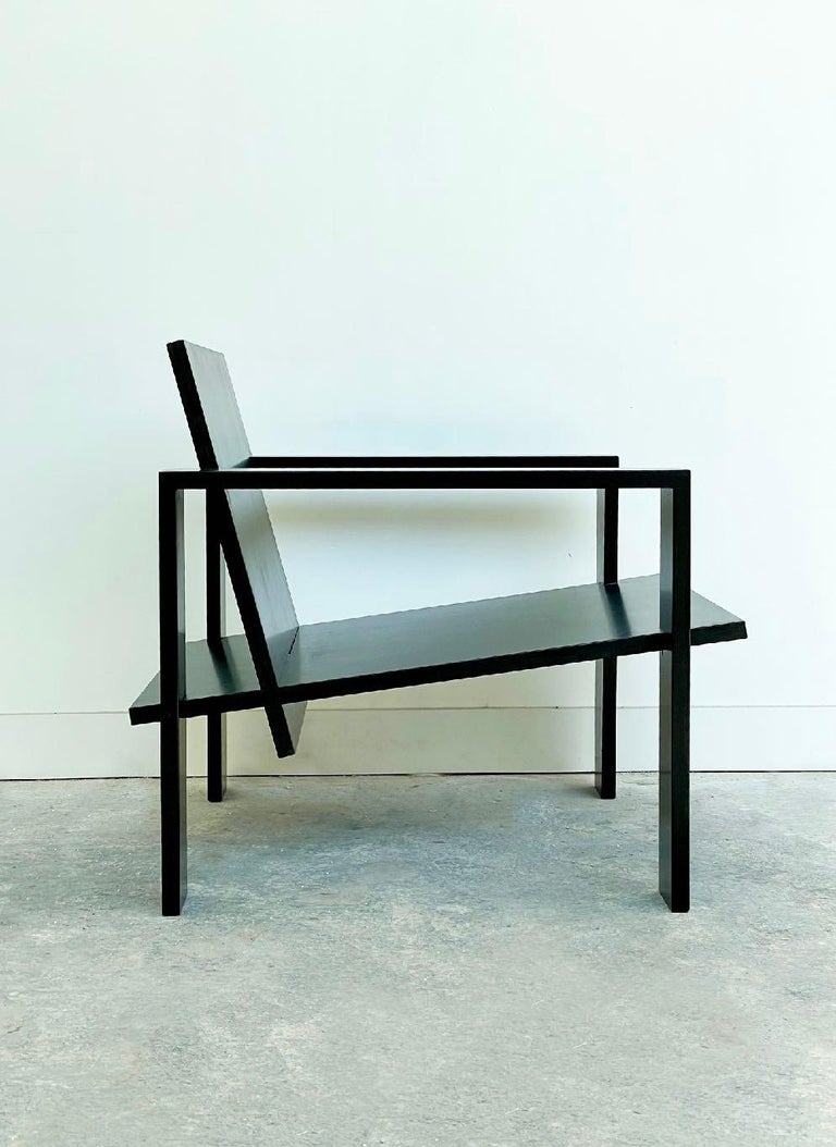 Black Lounge Chair 01 by Goons For Sale at 1stDibs