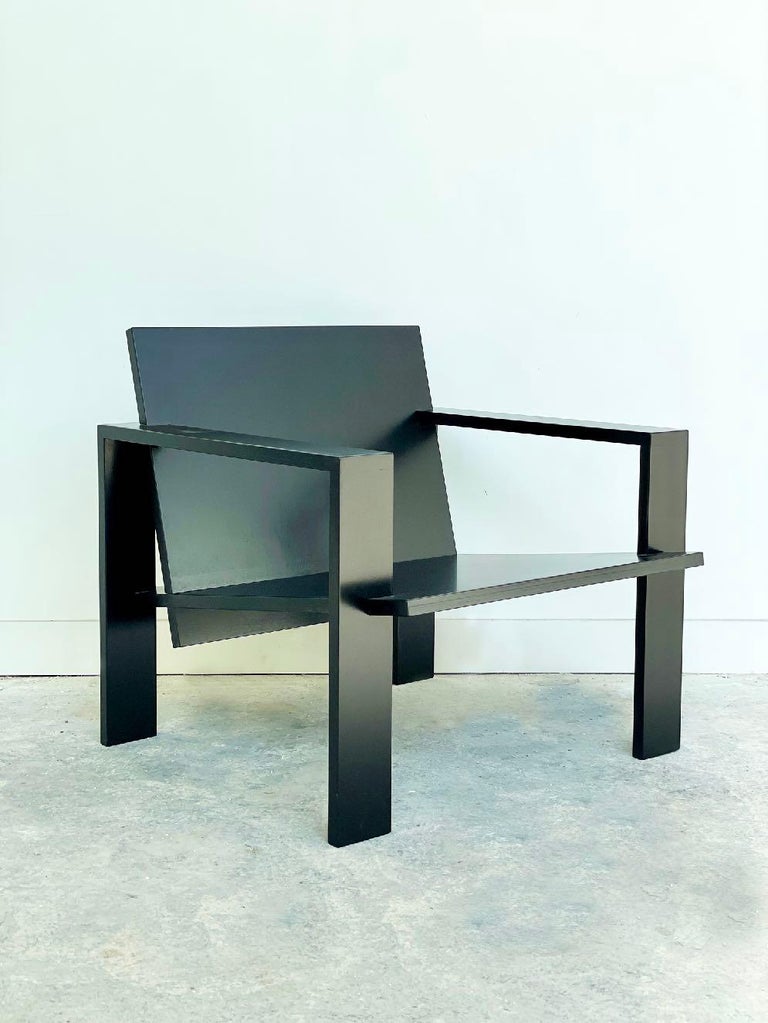 Black Lounge Chair 01 by Goons For Sale at 1stDibs