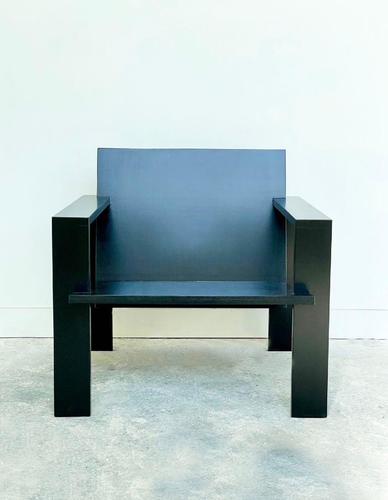 Black Lounge Chair 01 by Goons For Sale at 1stDibs