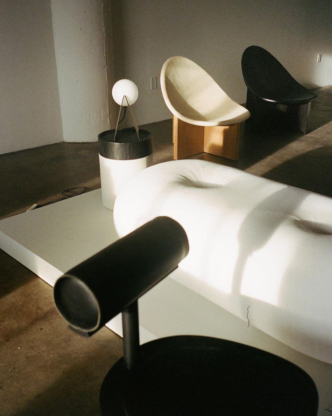 Black Luna Lamp by Estudio Persona at 1stDibs | persona lamps