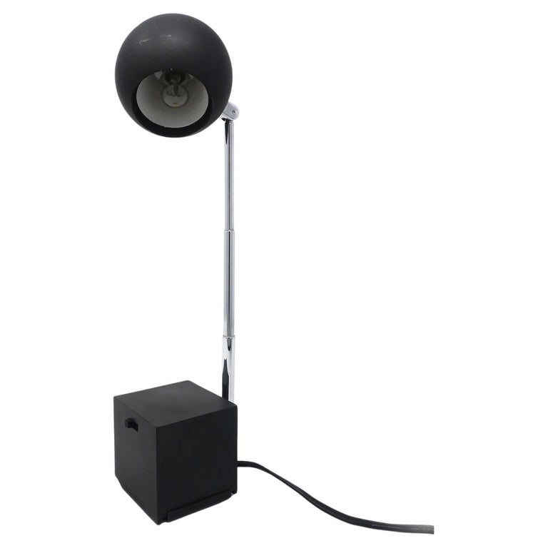 Black Lytegem Desk Lamp by Michael Lax for Lightolier For Sale at 1stDibs