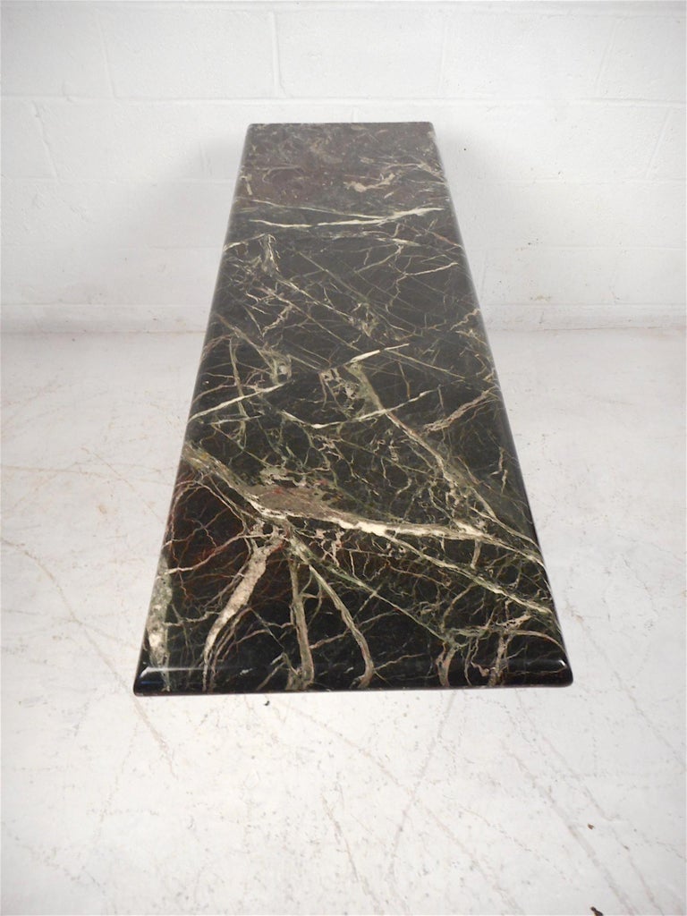 Black Marble Console Table For Sale at 1stDibs | black marble entry ...