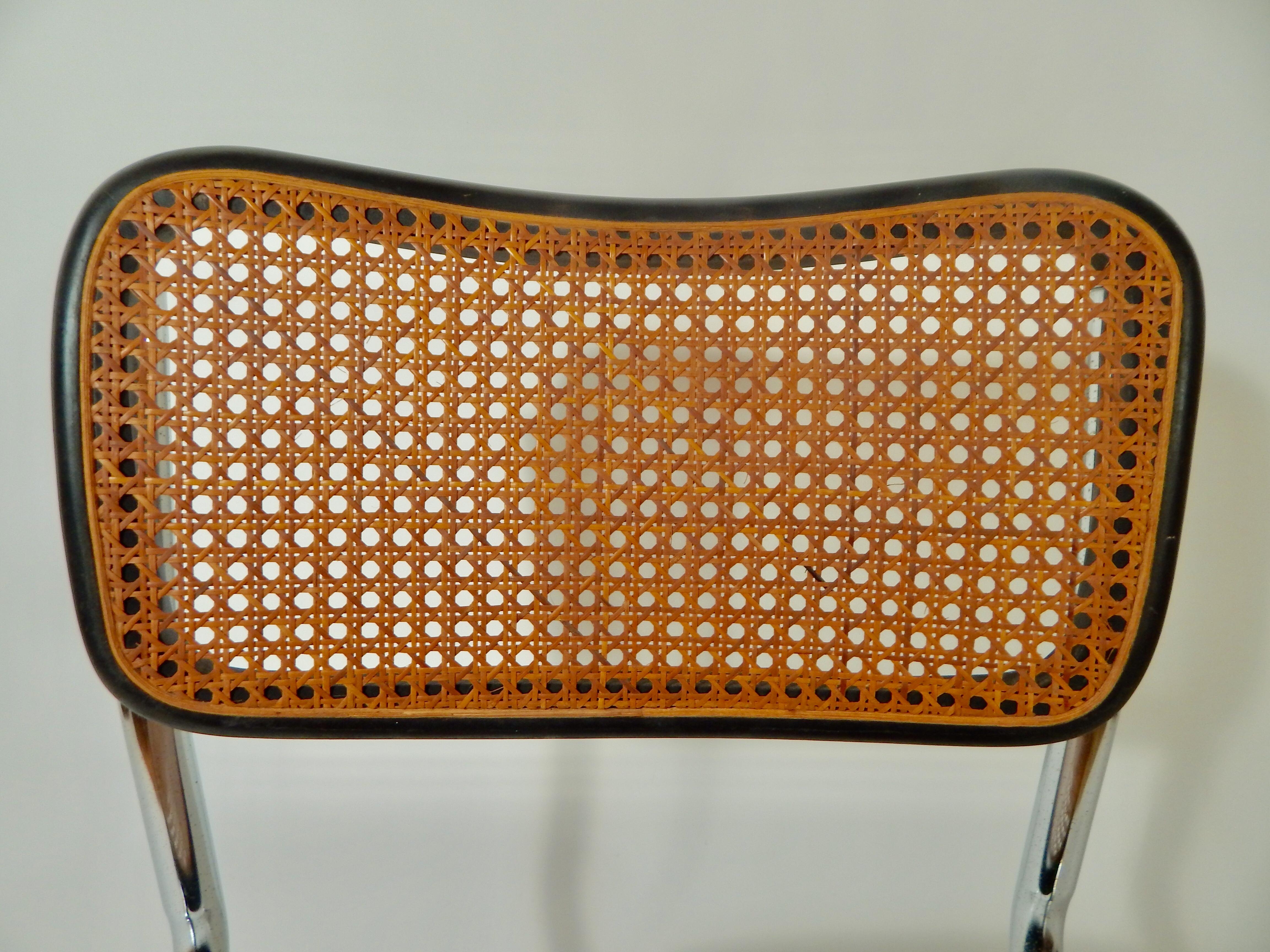 Black Marcel Breuer Cesca Chair at 1stDibs | cesca chair black, black ...
