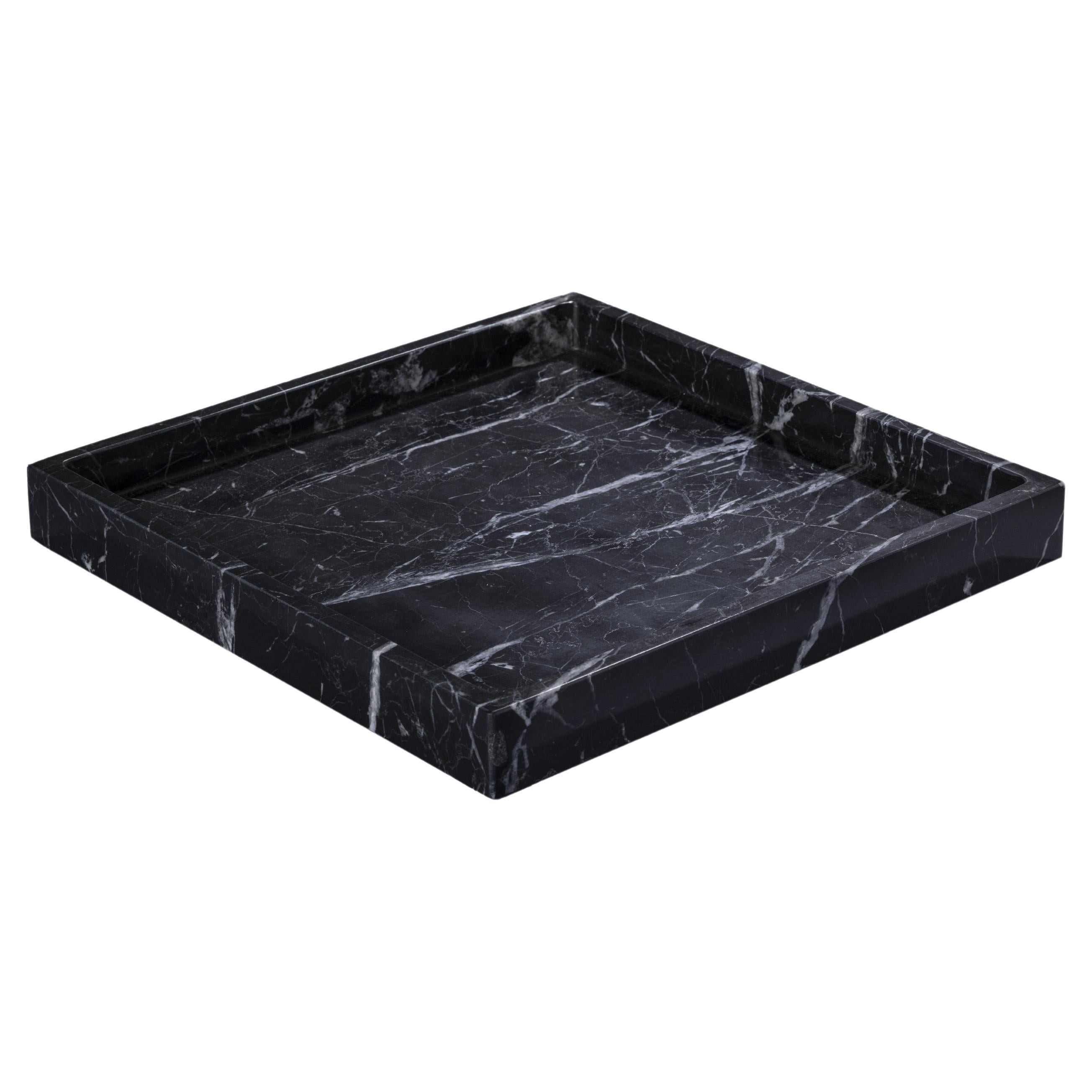 Green Guatemala Marble Square Tray For Sale at 1stDibs