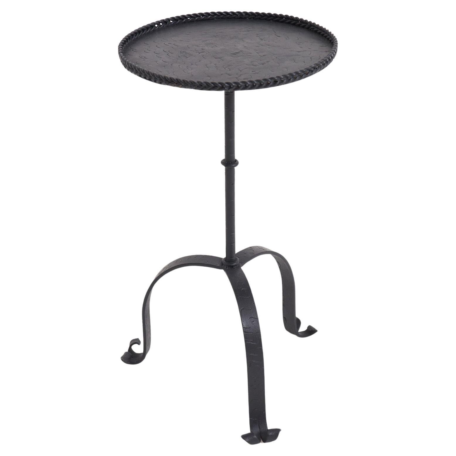 Black Martini Table at 1stDibs | martini table black, black metal ...