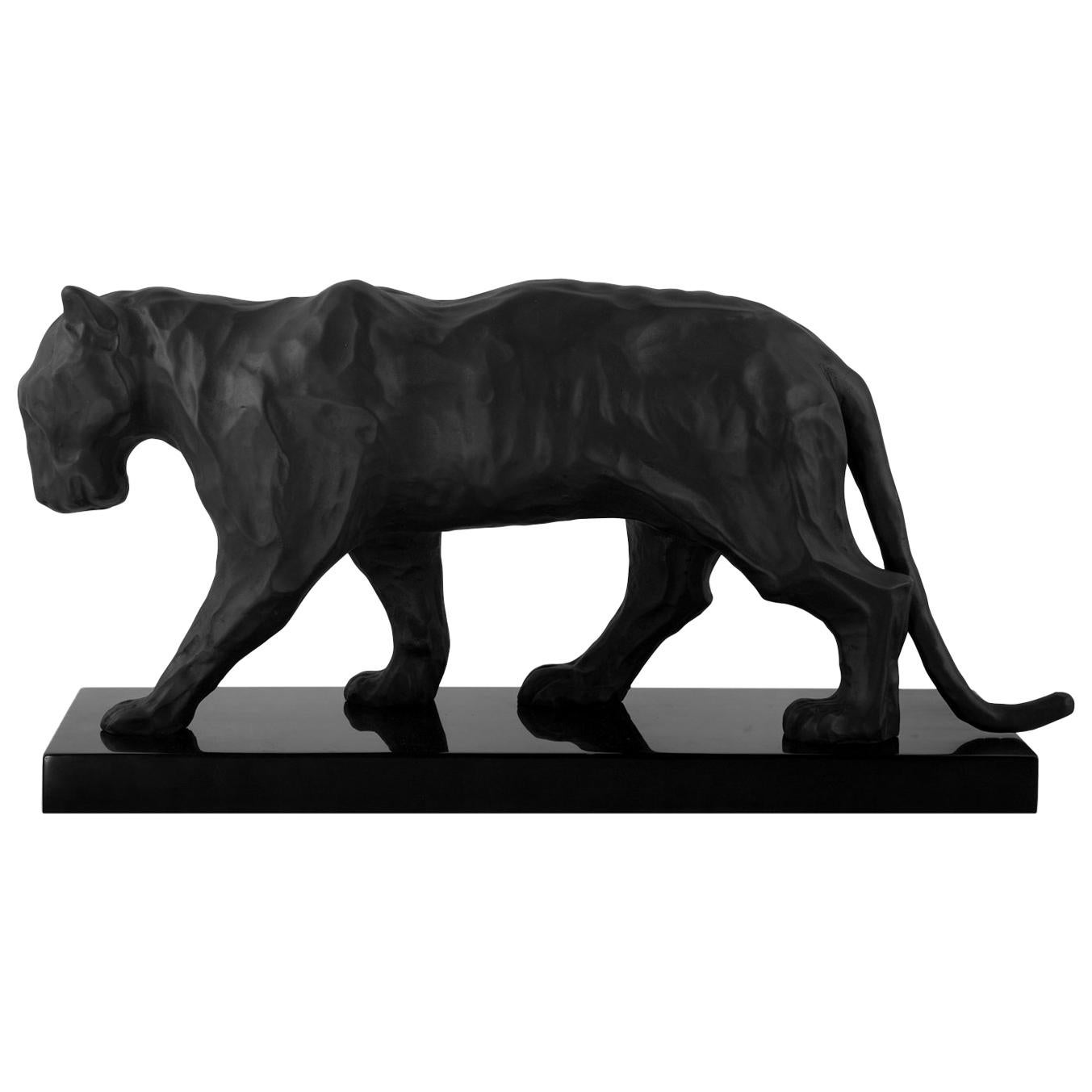 Neoclassical Panther Sculpture For Sale at 1stDibs