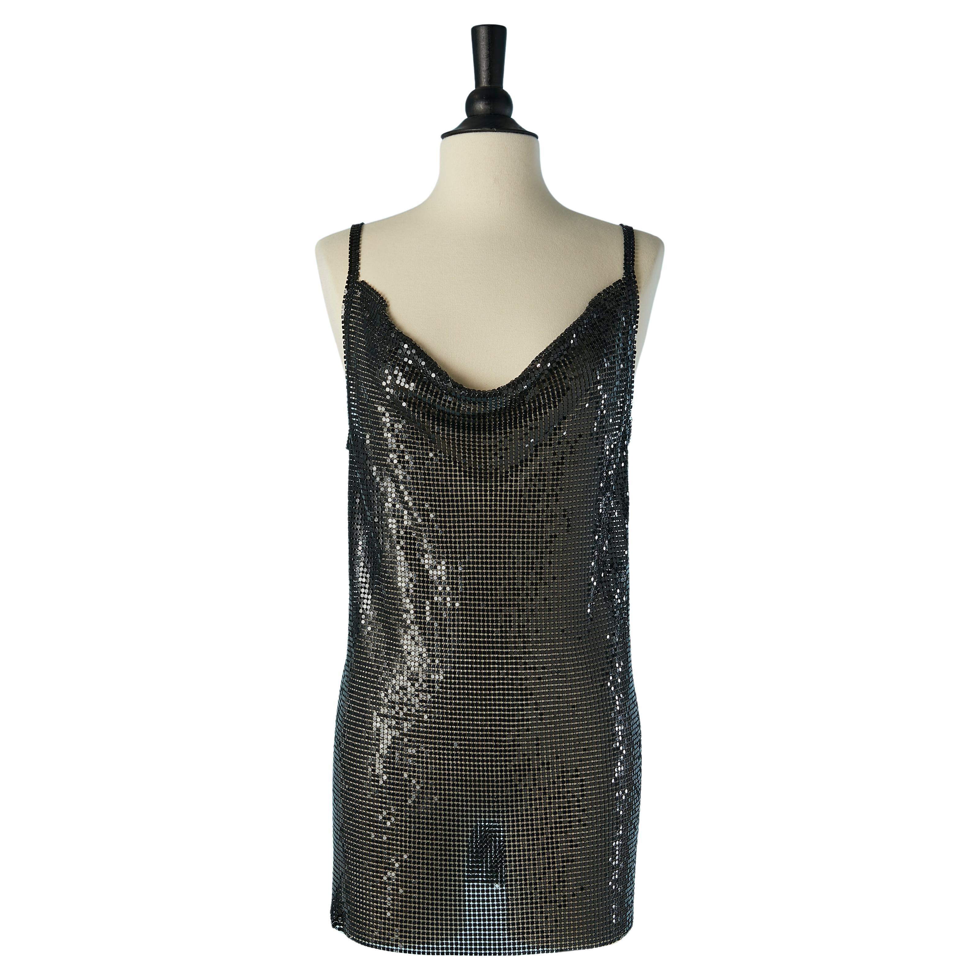 Black mesh mini dress Susana Monaco For Sale at 1stDibs