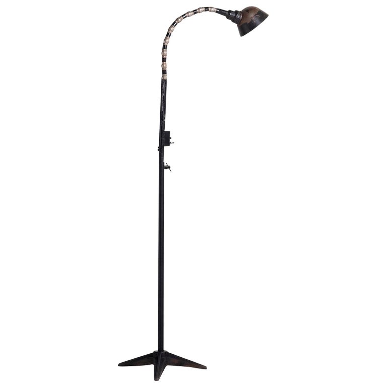 Black Metal Adjustable Floor Lamps at 1stDibs