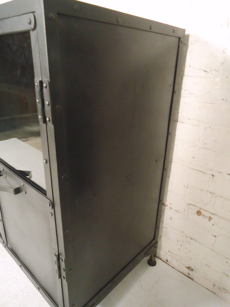 Black Metal Console For Sale at 1stDibs | black metal console cabinet